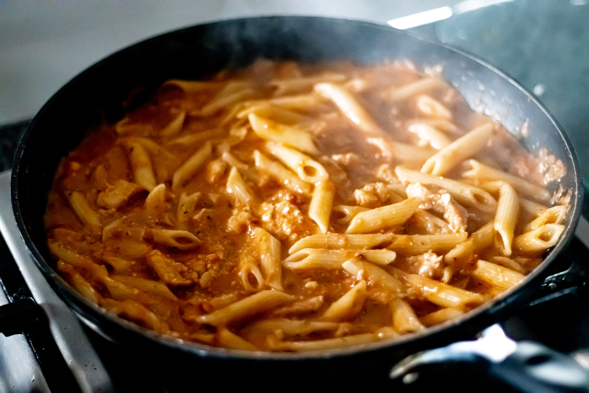 Easy Chicken Penne Pasta - Chocolate & Marrow