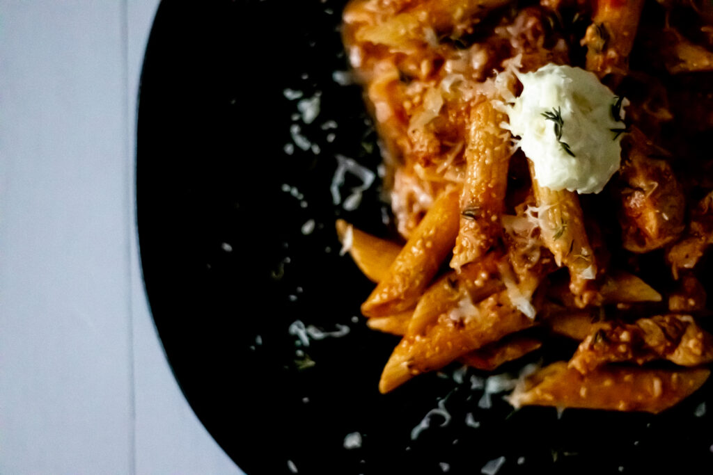 Easy Chicken Penne Pasta - Chocolate & Marrow